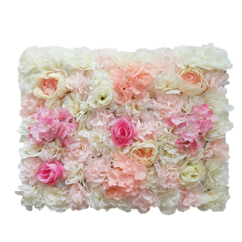 Wholesale Wedding Decorative Background Artificial Flower Panel in Customized Colors-FLOWER WALL ...